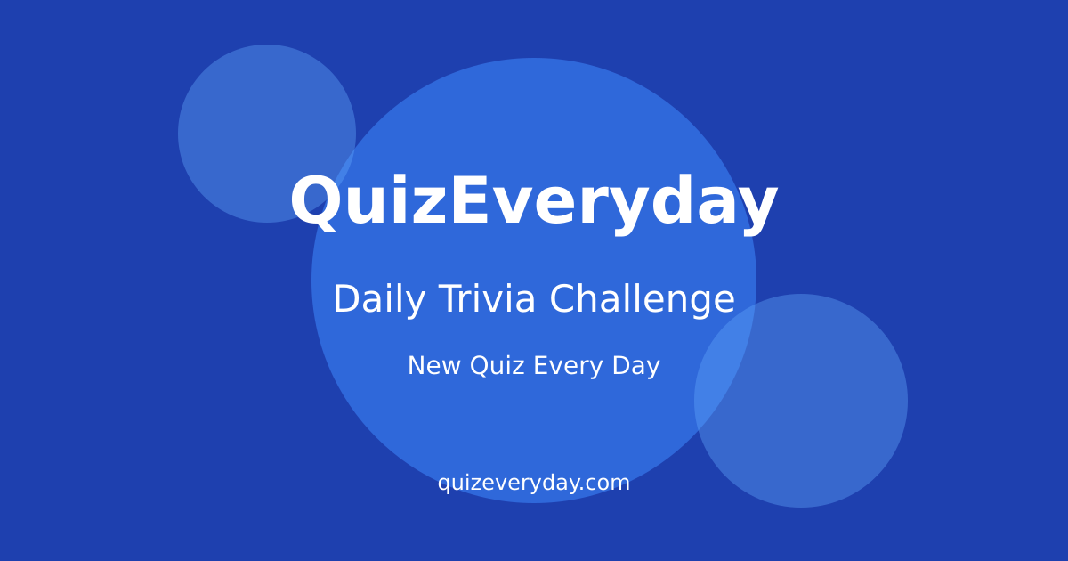 QuizEveryday - Daily Trivia Challenge